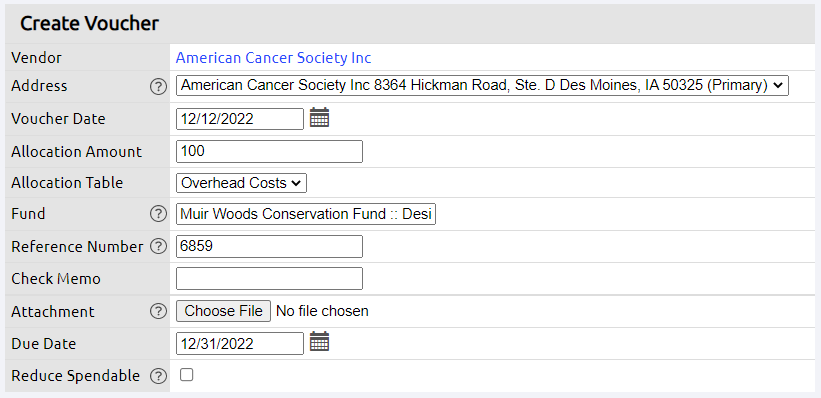 Create, Post, and Pay a Single Voucher – Foundant Technologies
