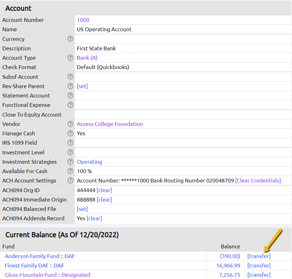 Account Actions – Foundant Technologies