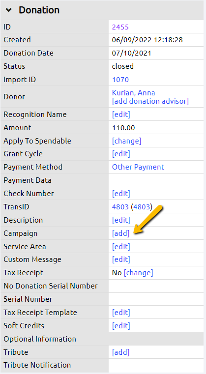Campaign Transactions and Reports – Foundant Technologies
