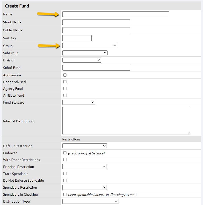 Create, Edit, and Copy a Fund – Foundant Technologies