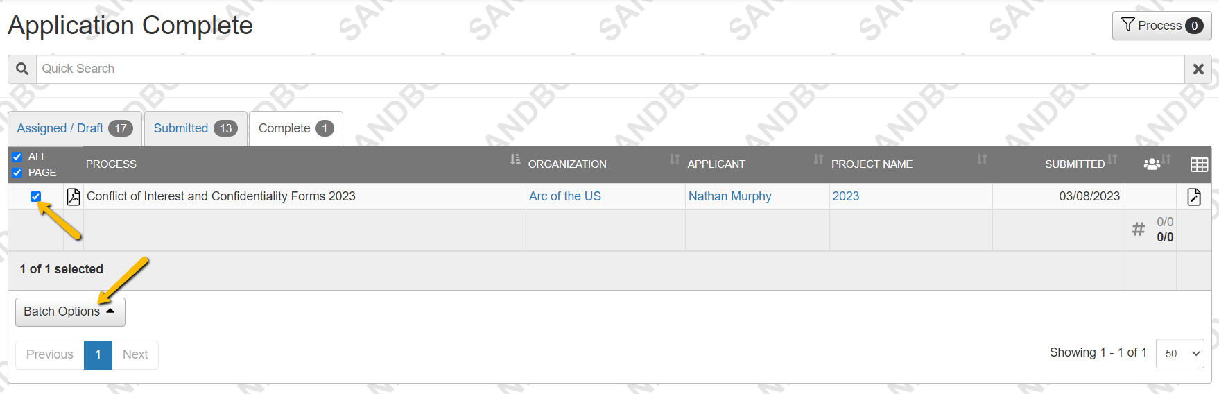Conflict of Interest and Confidentiality Agreement Administrator Workflow – Foundant Technologies