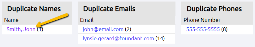 Manage Duplicate Profiles – Foundant Technologies