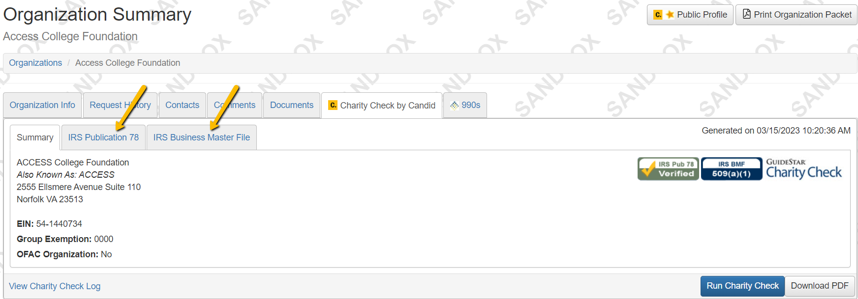 Run a Candid Charity Check – Foundant Technologies