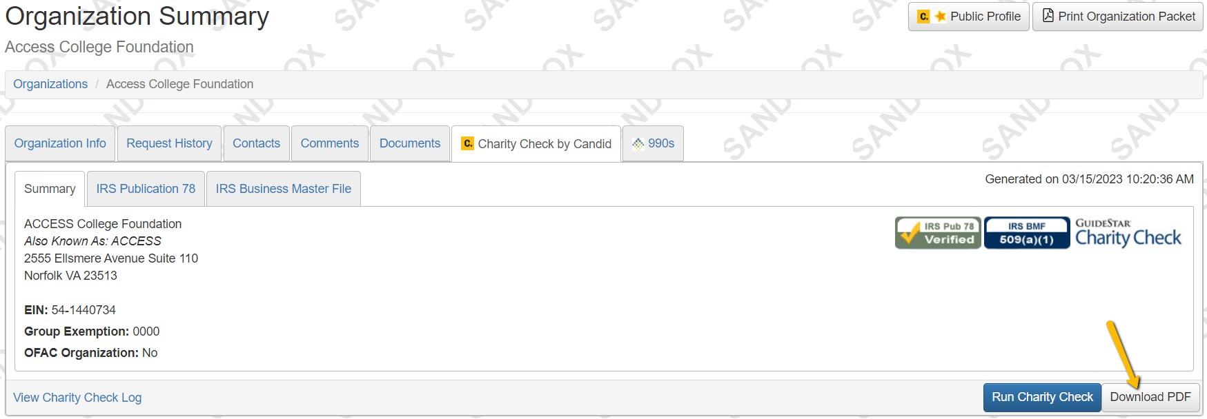 Run a Candid Charity Check – Foundant Technologies
