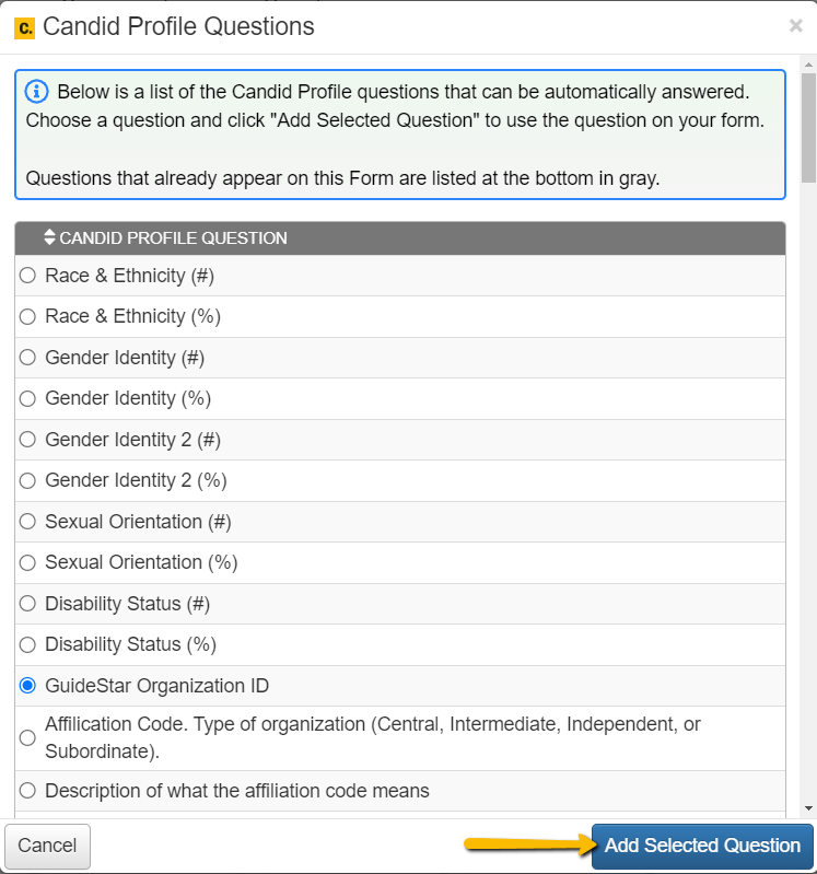 Candid for Grant Applications – Foundant Technologies