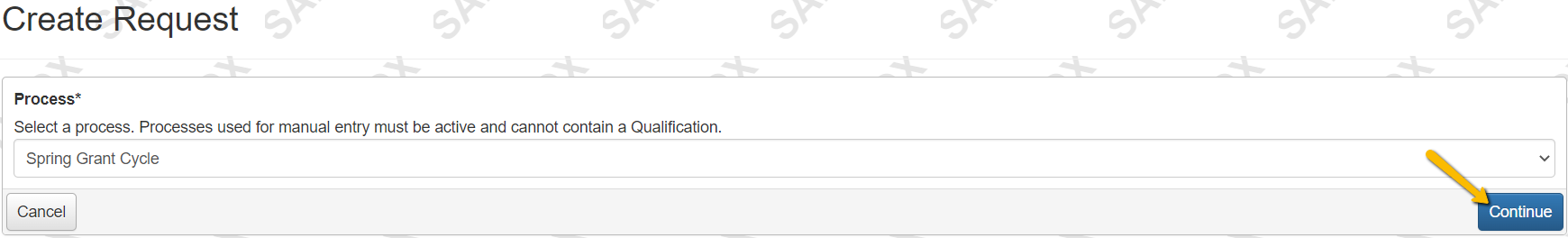 Manual Request Entry – Foundant Technologies