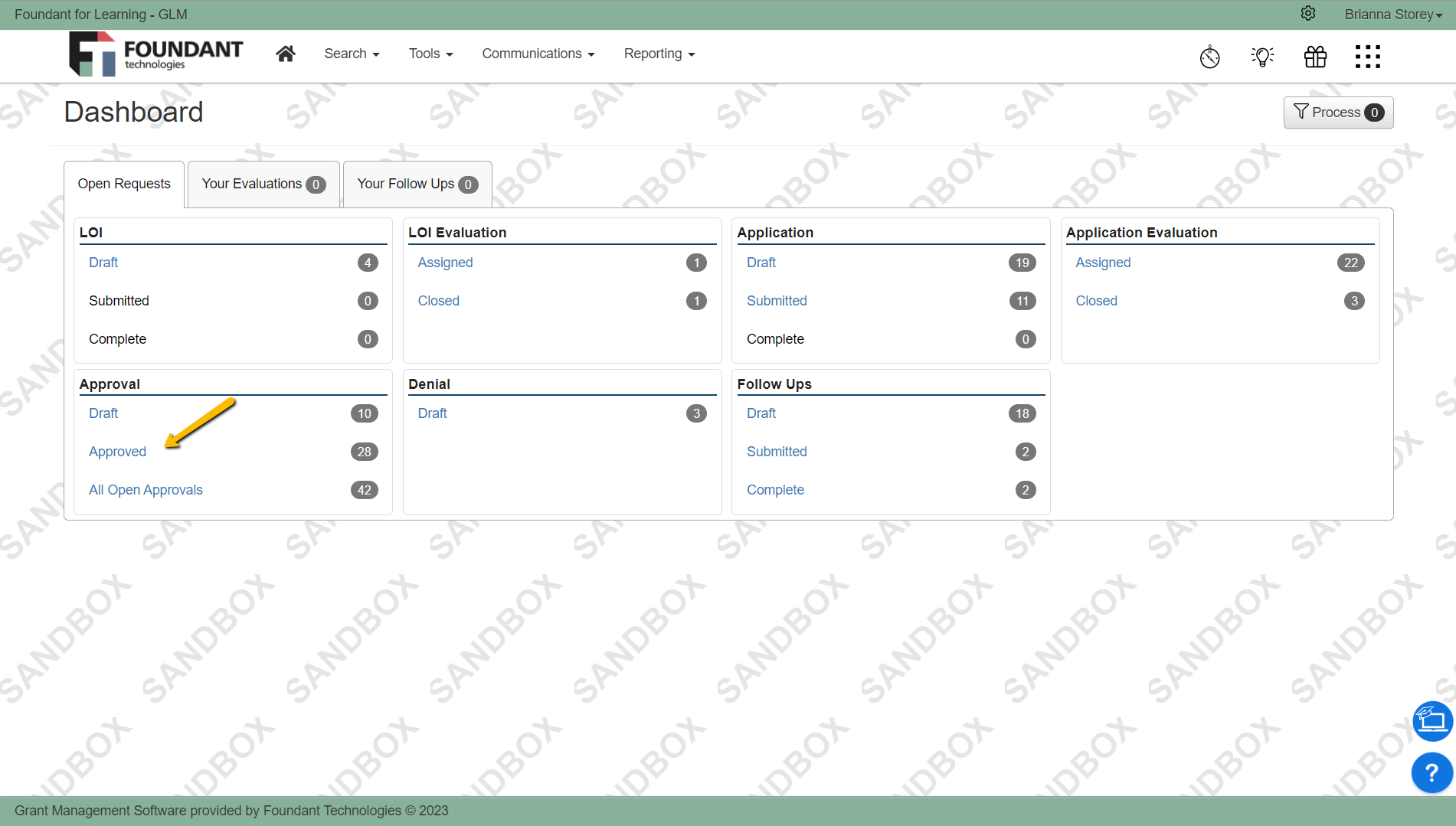 Assign Follow Ups to Requests – Foundant Technologies