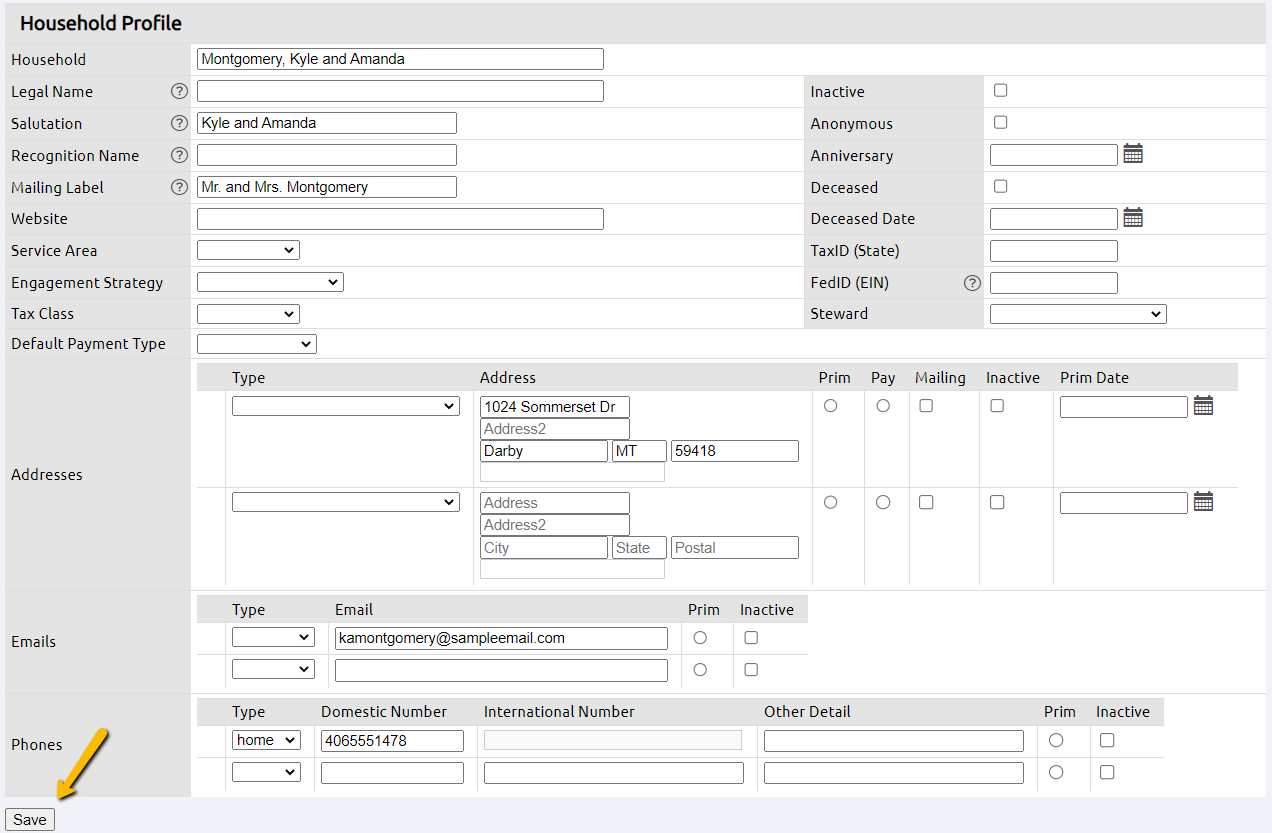 Create and Edit a Profile – Foundant Technologies