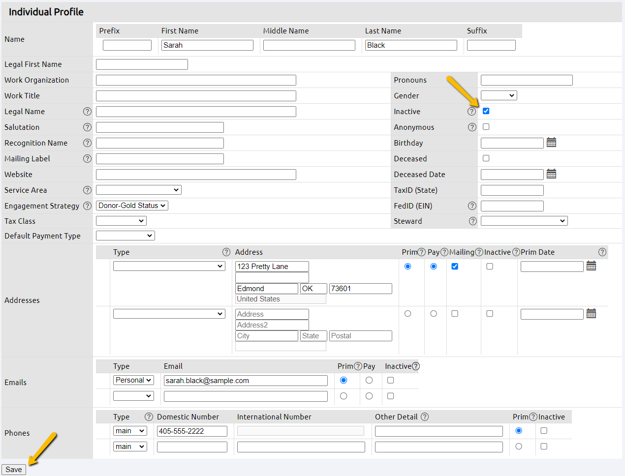 Delete a Profile or Profile Designation – Foundant Technologies