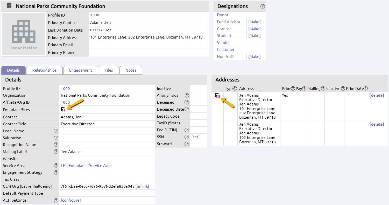 Profile Designations – Foundant Technologies