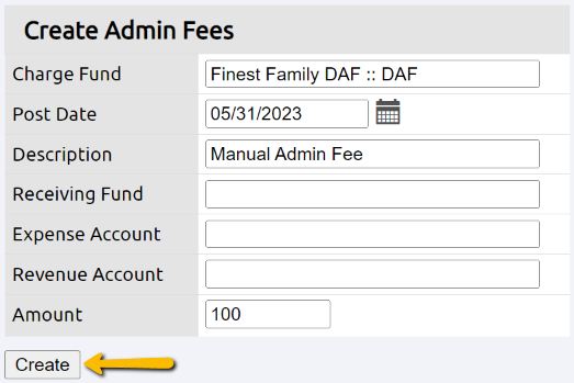 Manual Admin Fees – Foundant Technologies