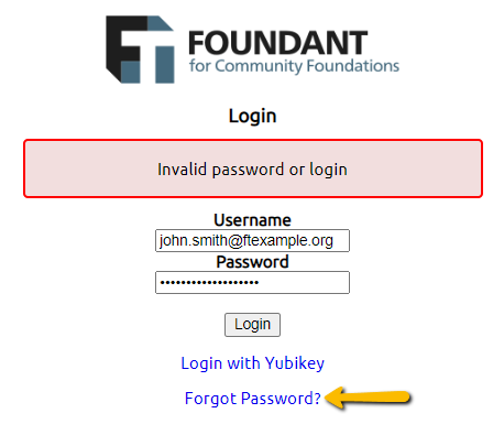 User Passwords and Locked Accounts – Foundant Technologies