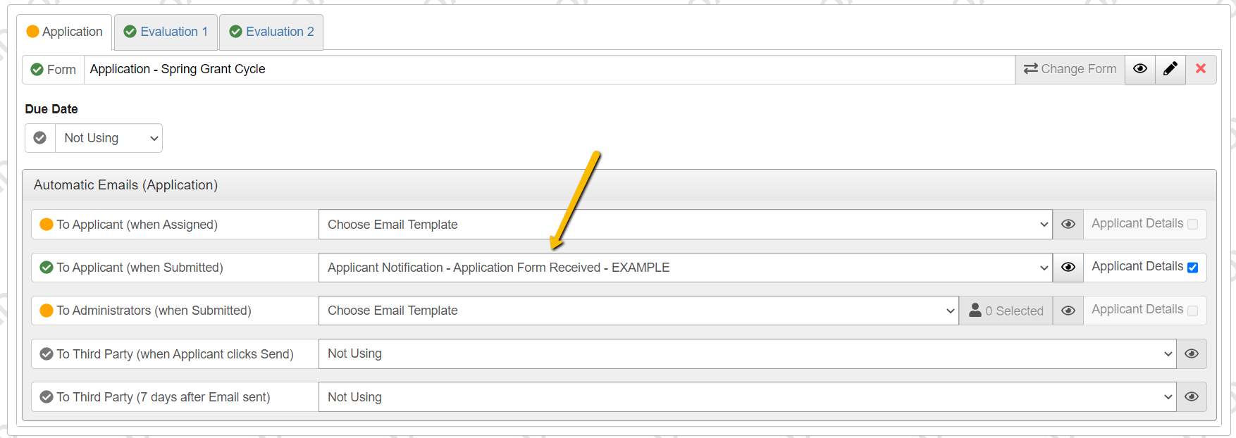 Configure Automatic Emails – Foundant Technologies