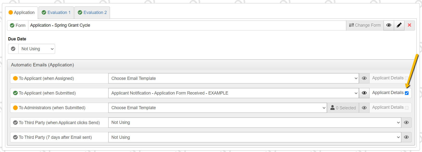 Configure Automatic Emails – Foundant Technologies