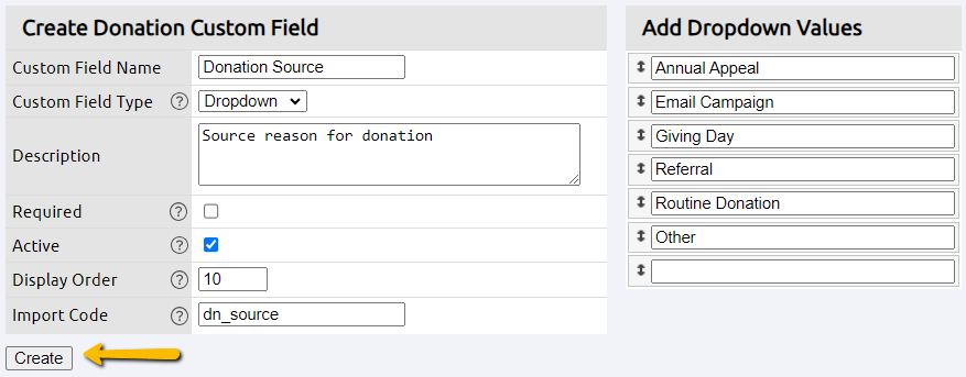 Custom Fields – Foundant Technologies