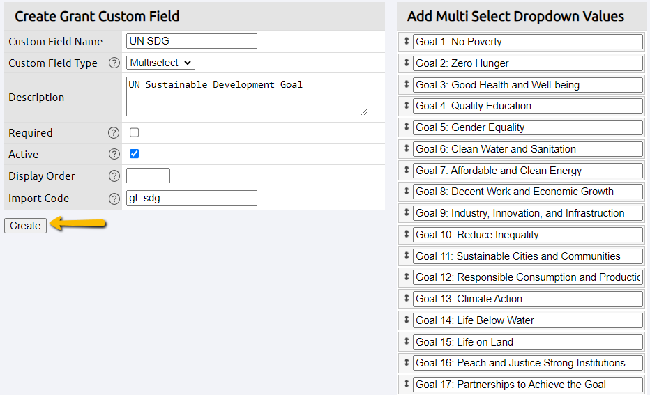 Custom Fields – Foundant Technologies