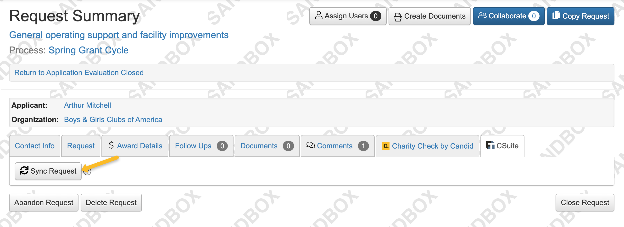 Sync GLM Requests to CommunitySuite – Foundant Technologies