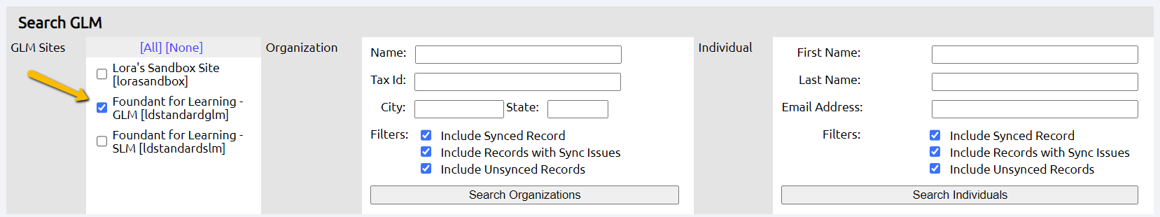 Sync GLM/SLM Organizations and Users in CommunitySuite – Foundant ...
