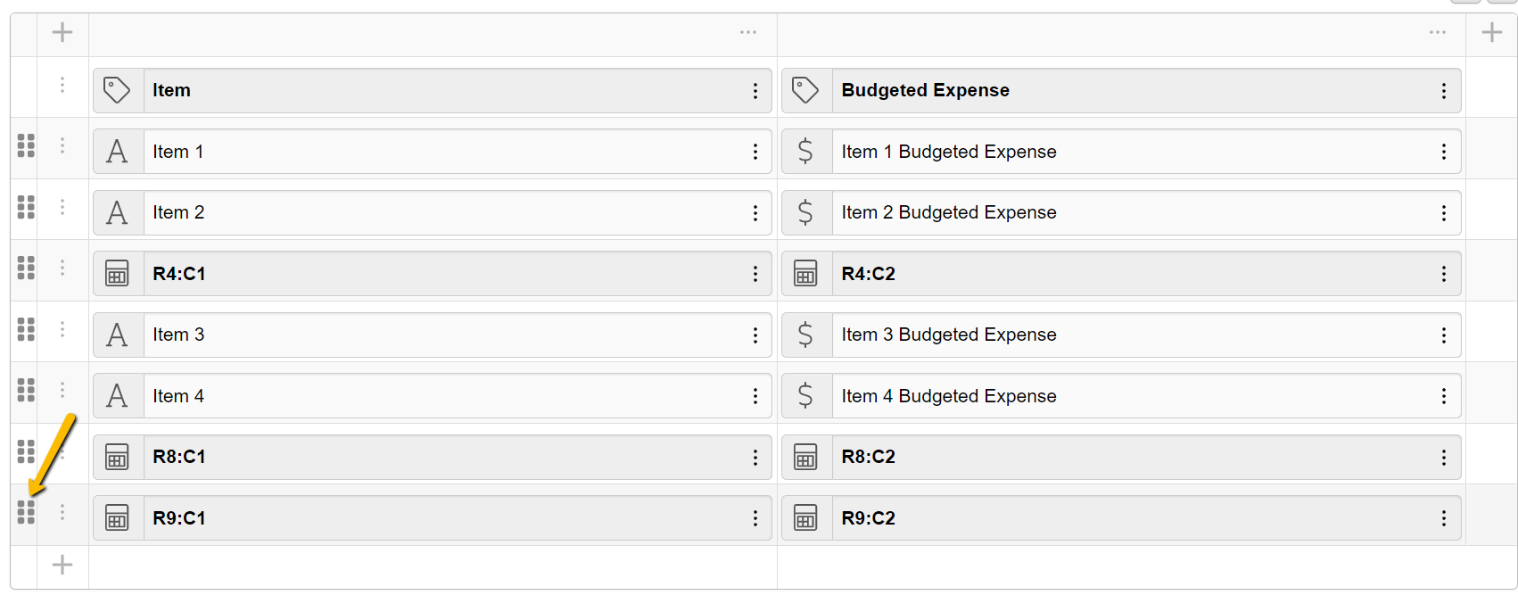 Add a Table – Foundant Technologies
