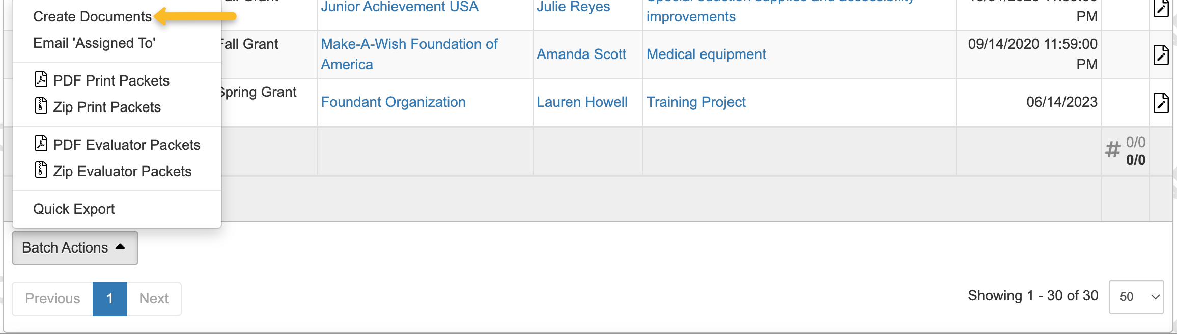 Generate Merge Documents – Foundant Technologies