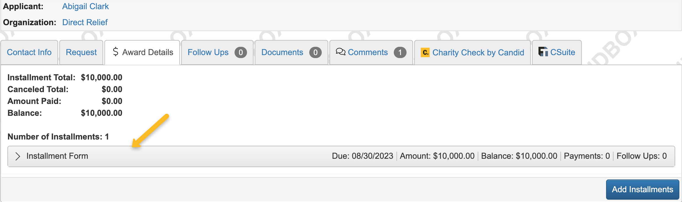 Credit a Payment – Foundant Technologies