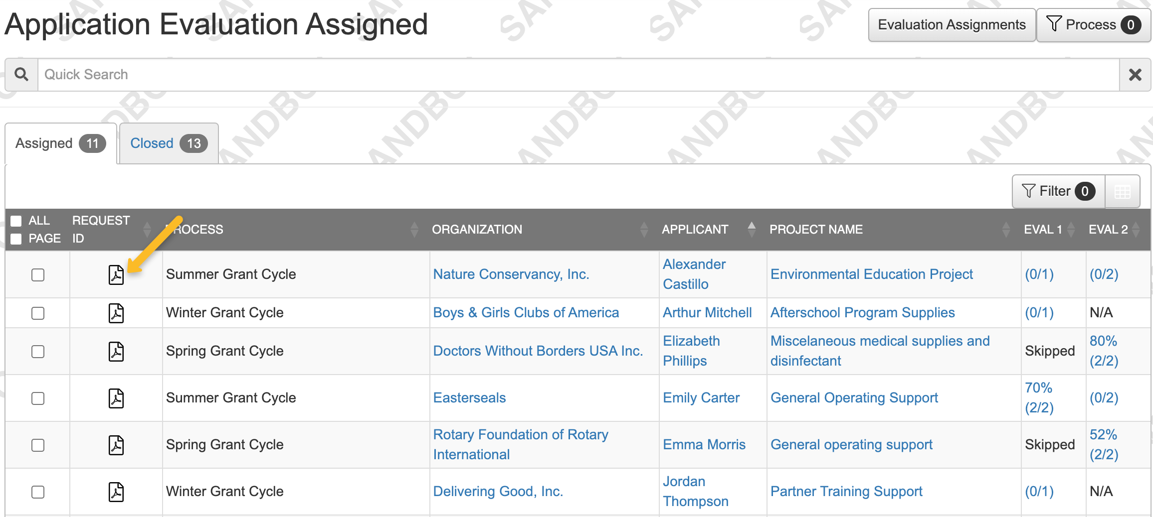 Work with Evaluation Data – Foundant Technologies