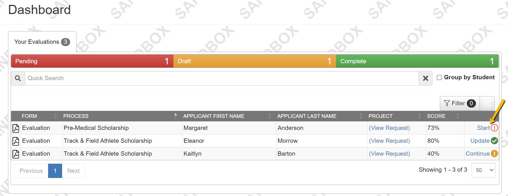 Evaluation Tutorial - Universal Application – Foundant Technologies