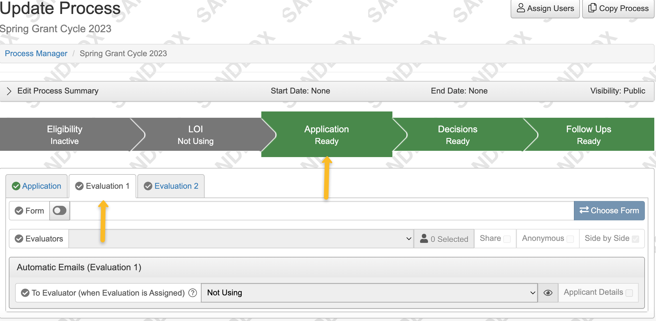 Configure an Evaluation Stage – Foundant Technologies