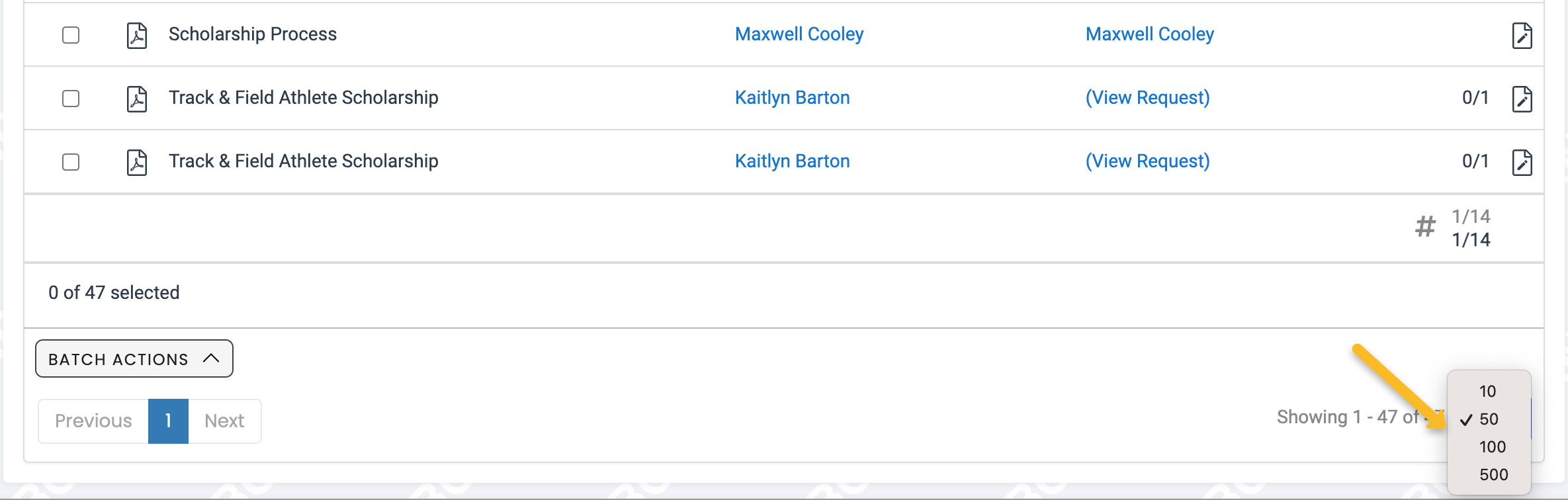 Workload Page Options – Foundant Technologies