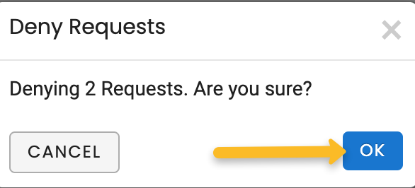 Deny Requests – Foundant Technologies