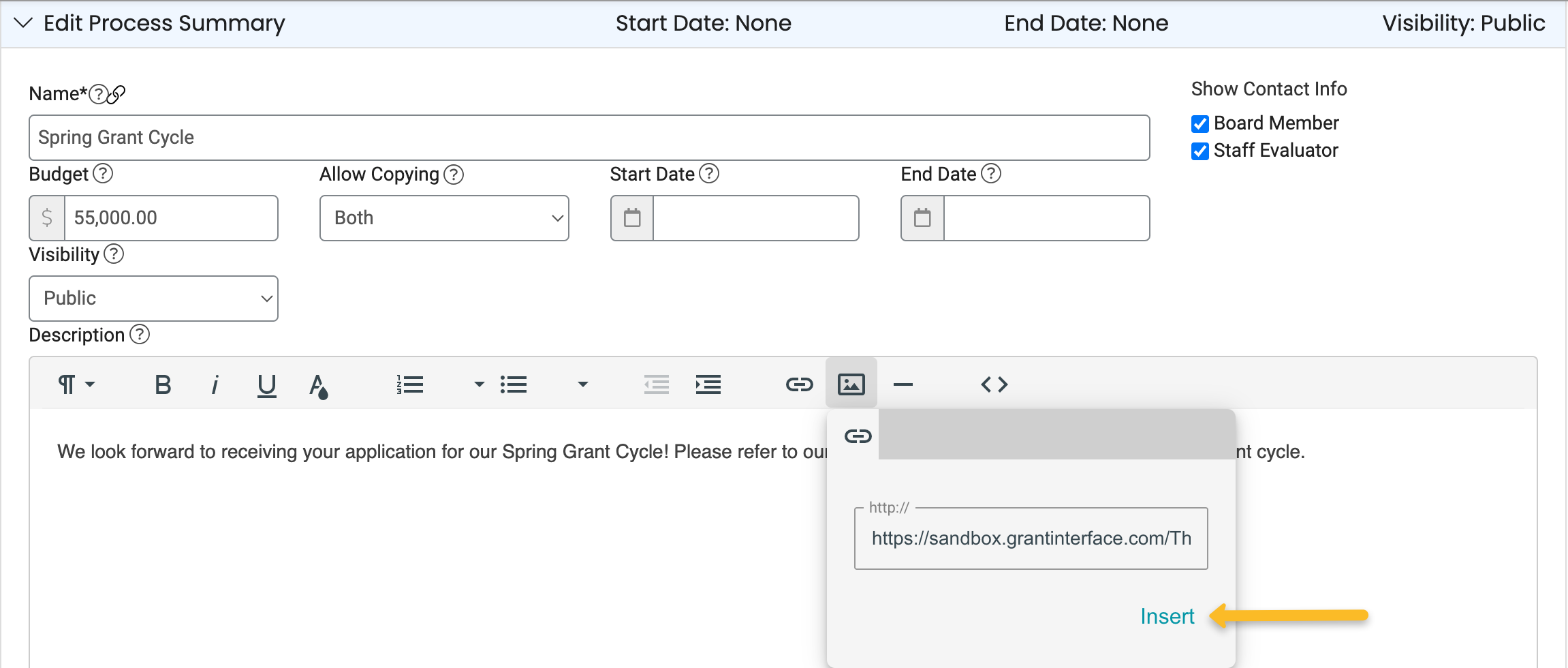 Rich Text Editor – Foundant Technologies