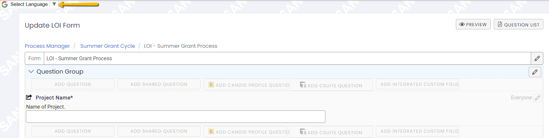 Google Translate – Foundant Technologies