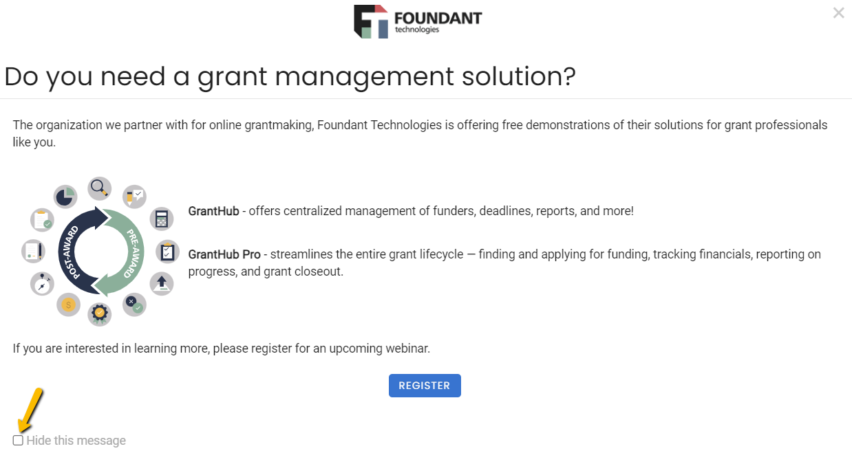 GLM Configurable Site Settings – Foundant Technologies