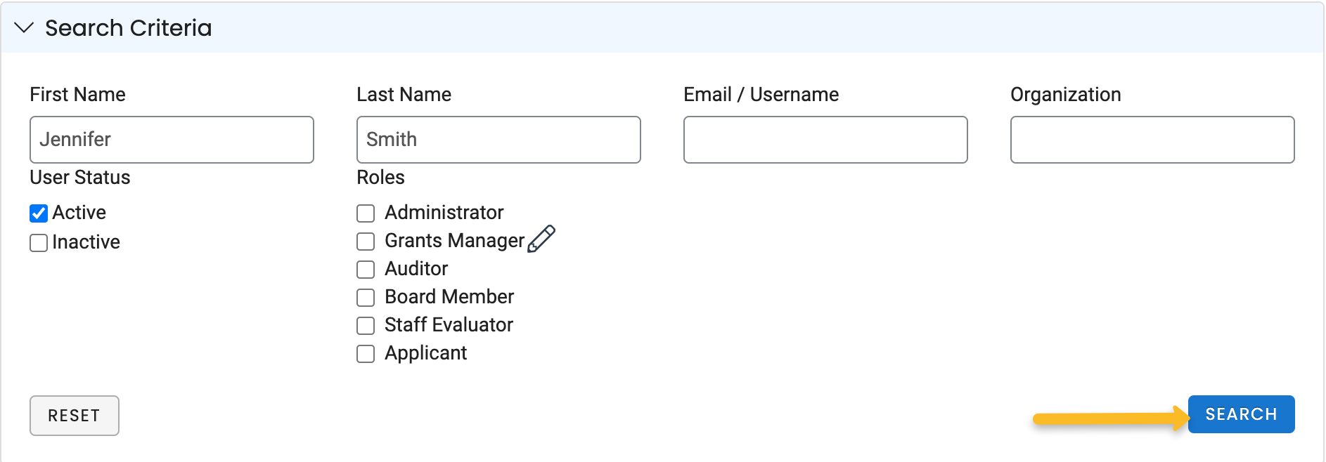 Update a User's Profile Information – Foundant Technologies