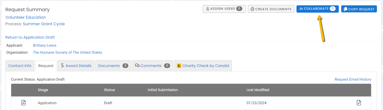 Collaborator Feature – Foundant Technologies