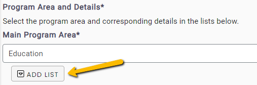 Question Types: Nested List – Foundant Technologies