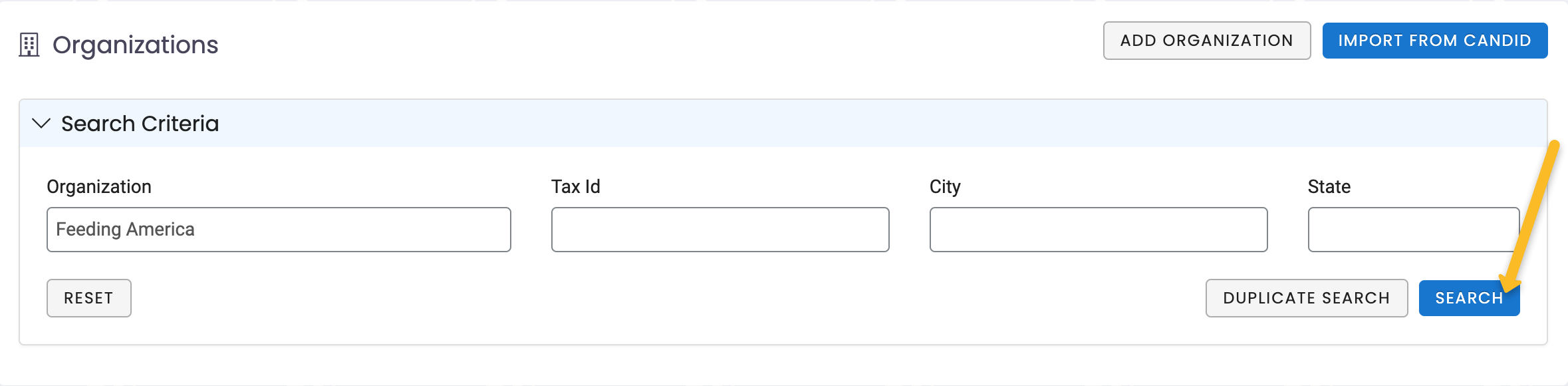Manual Request Entry – Foundant Technologies