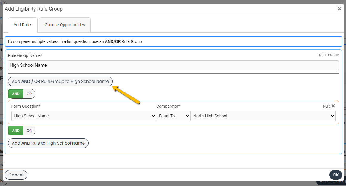 Universal Application: Build Eligibility Rules – Foundant Technologies