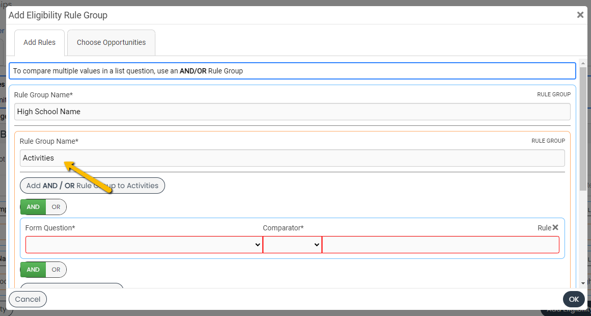 Universal Application: Build Eligibility Rules – Foundant Technologies