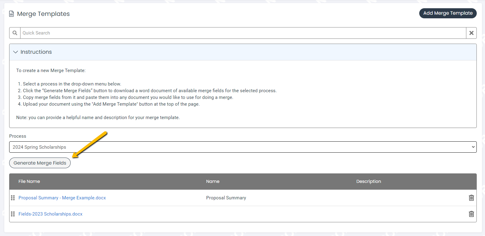 Build and Edit a Merge Template – Foundant Technologies