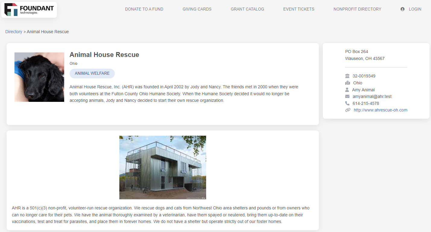 Nonprofit Directory – Foundant Technologies