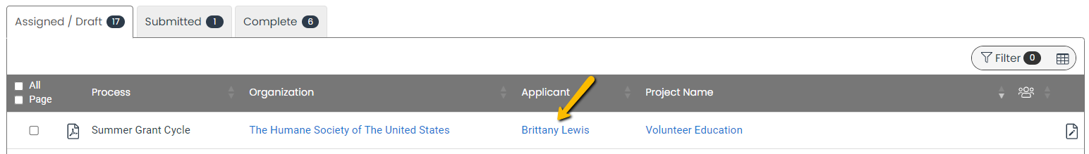 User Summary Page – Foundant Technologies