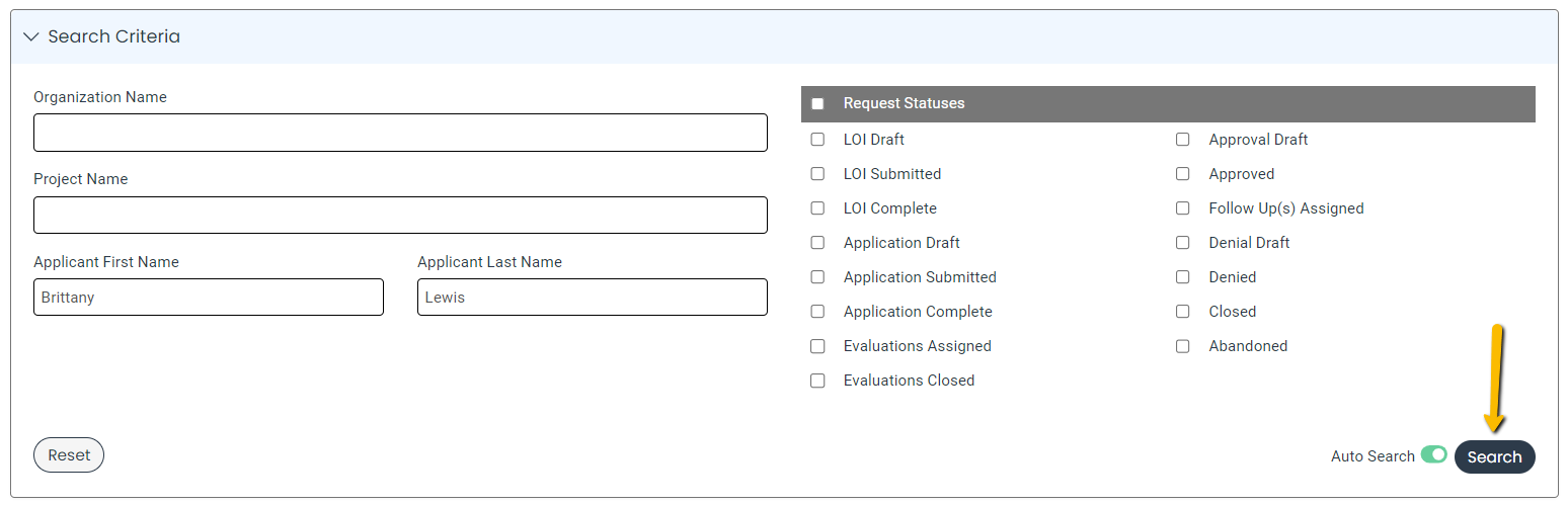 User Summary Page – Foundant Technologies