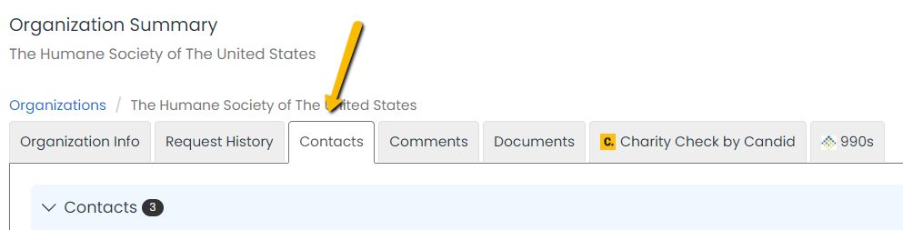User Summary Page – Foundant Technologies