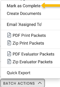 Mark a Follow Up Complete – Foundant Technologies