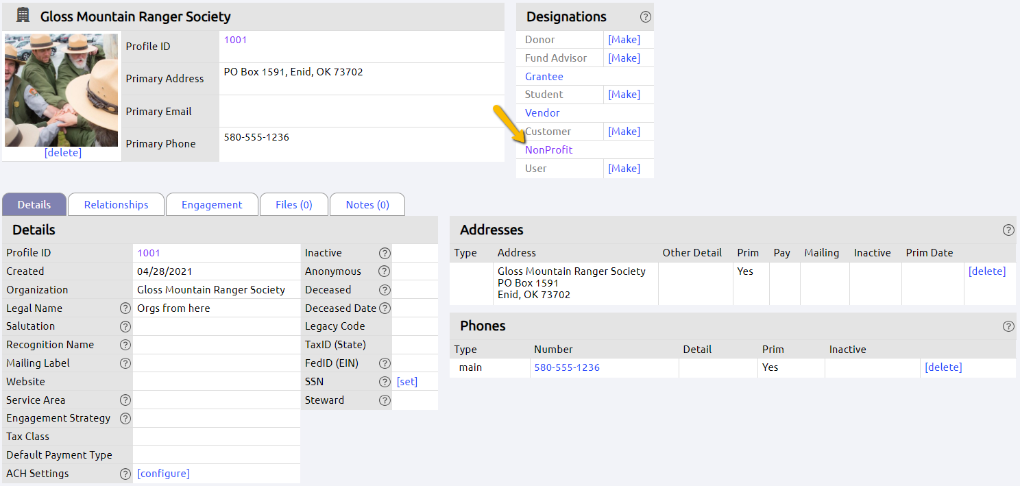 Profile Designations – Foundant Technologies