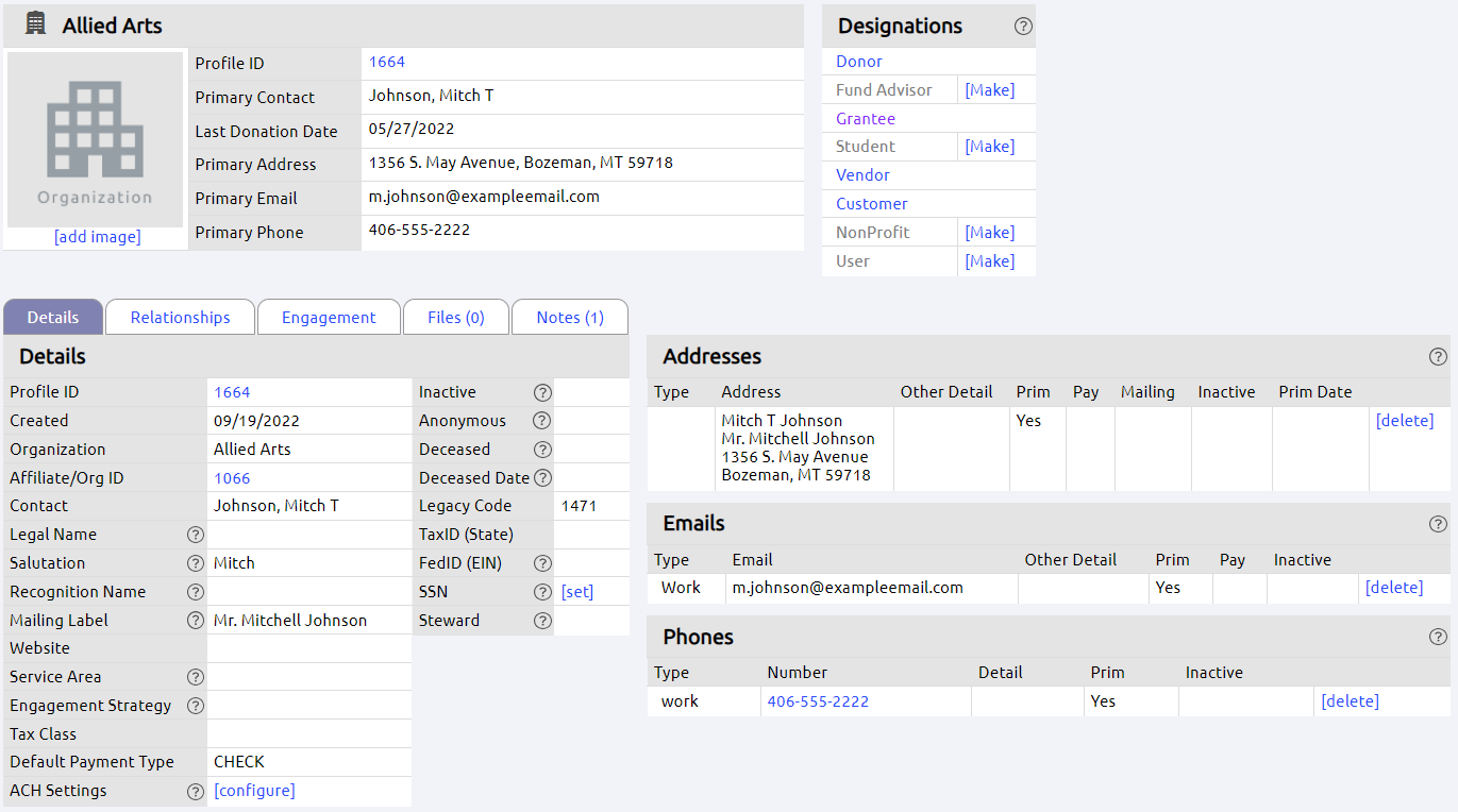 Profile Designations – Foundant Technologies