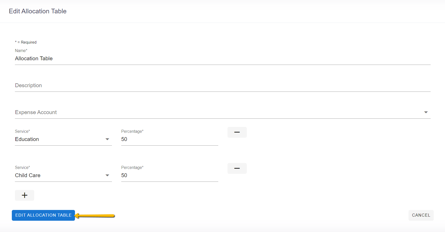 Allocation Tables – Foundant Technologies