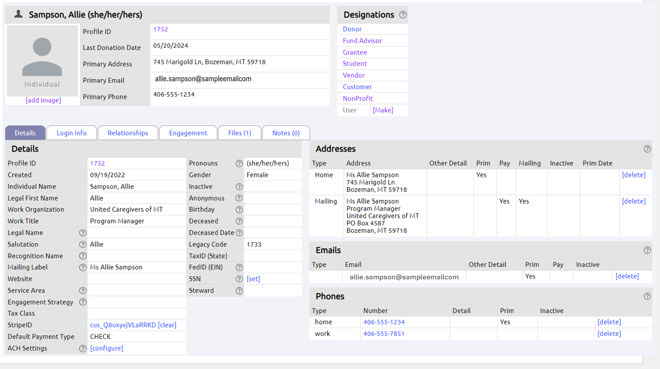 Profile Designations – Foundant Technologies