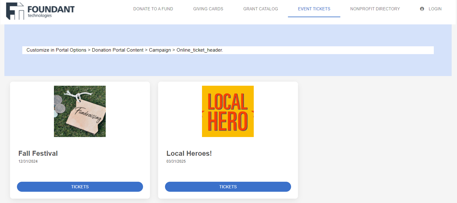 Giving Hub – Foundant Technologies